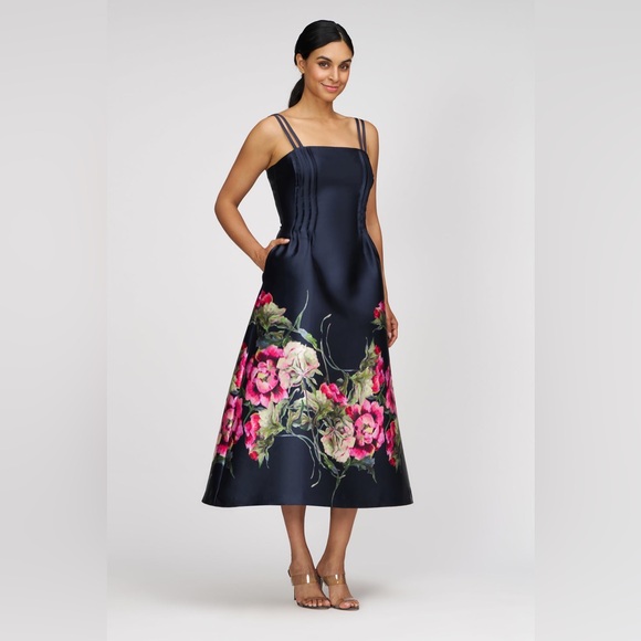 Kay Unger | Dresses | Nwt Kate Unger Margot Tea Length Dress In ...